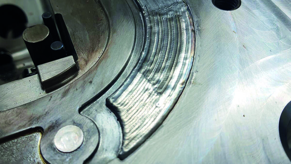 Réparation d'outils et de moules à l'aide de la technologie laser